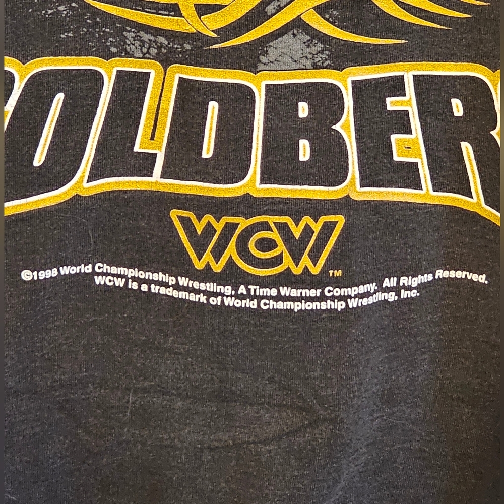 1998 Goldberg Wcw Wrestling T-Shirt - Gem